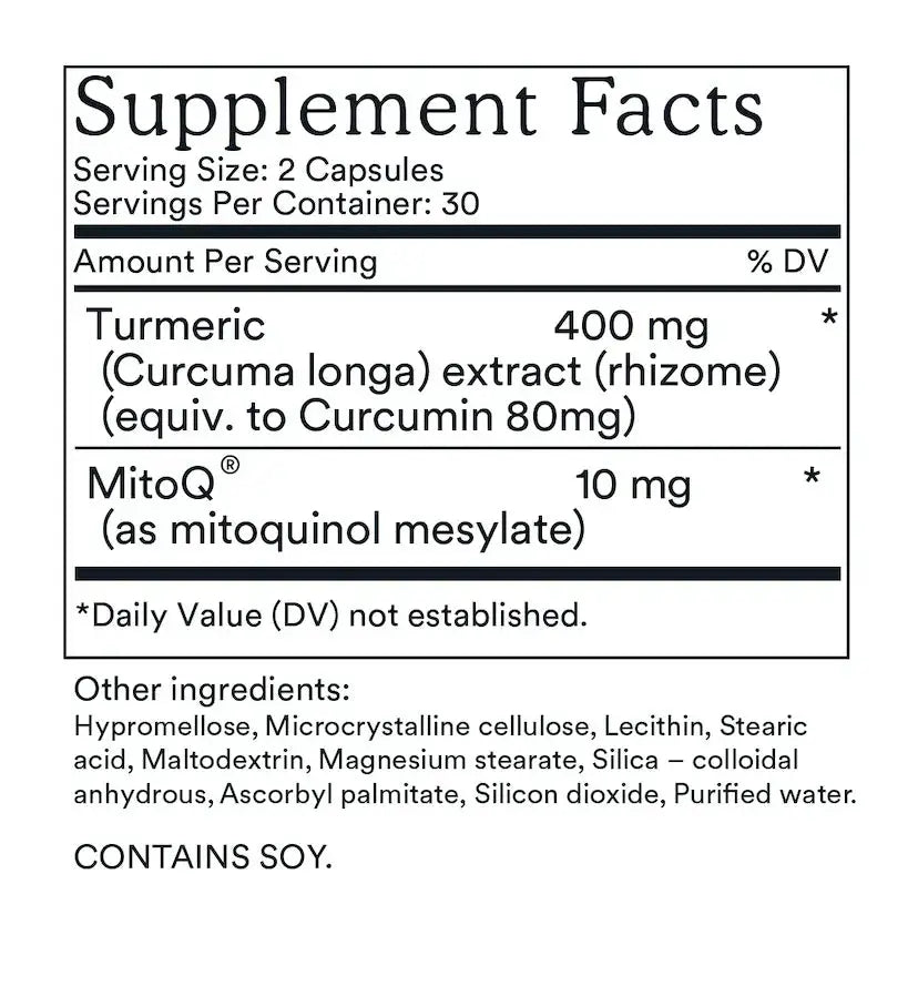Curcumin - MitoQ – Velite Armor