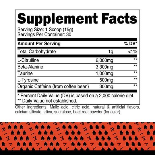 Pre-Primal Pre Workout Supplement - Primate Punch Boost Performance ...