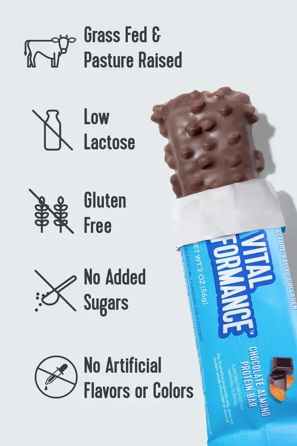 Vital Performance Protein Bar - Chocolate Almond – Velite Armor
